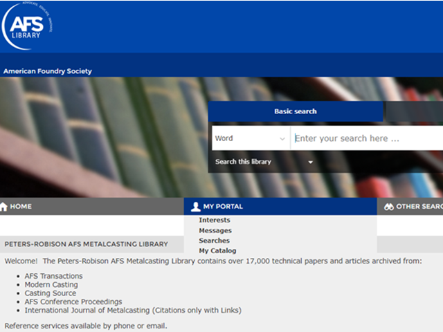 New Tool Added to Peters-Robinson AFS Metalcasting Library | American Foundry Society